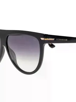 Victoria Beckham Oversized Logo Detail Sunglasses - Black