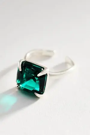 Chan Luu Caprice Crystal Toe Ring - Emerald