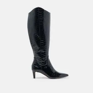 Women's Embossed Leather Boots