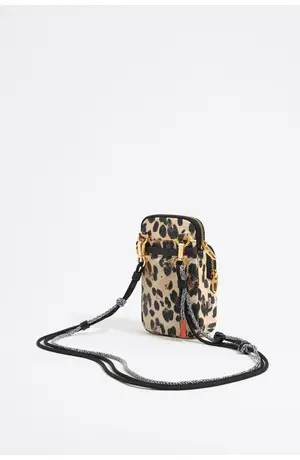 Bimba Y Lola Leopard Print Nylon Phone Case