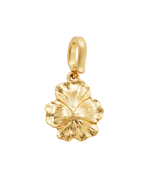 FABLE ENGLAND Pansy & Pearl Toggle Necklace