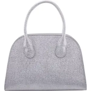 Nina Yorke Top Handle Bag - Silver