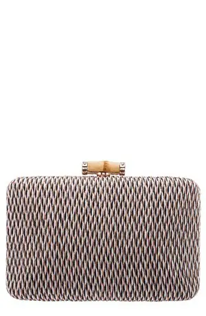 Nina Malia Frame Clutch - Neutral Multi