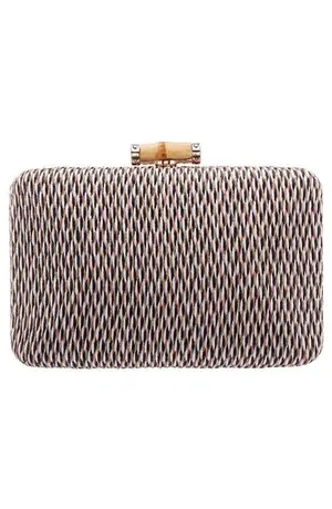Nina Malia Frame Clutch - Neutral Multi