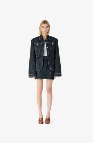 IRO PARIS Iloan Denim Jacket - Steel Denim