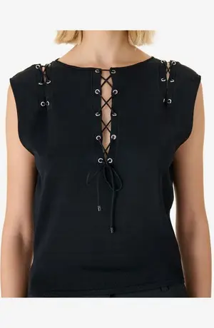 IRO PARIS Felicine Lace-up Tank