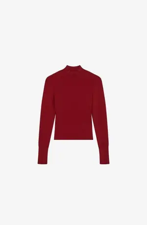 IRO PARIS Fenya Knit Turtleneck - Lipstick Red