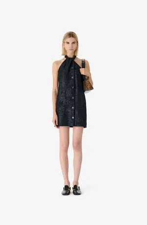 IRO PARIS Kiera Halter Mini Dress