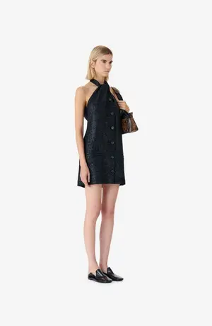 IRO PARIS Kiera Halter Mini Dress