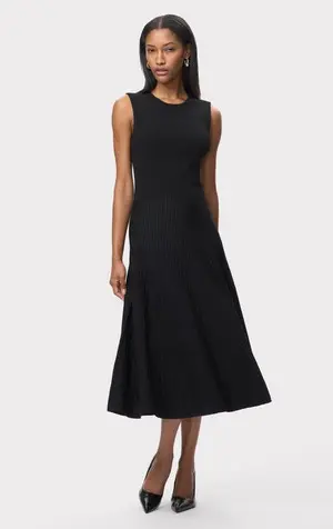 Herve Leger Cassia Midi Dress - Black