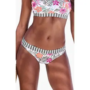 LASCANA Classic Bikini Bottom White Printed