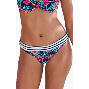 LASCANA Fold Over Bikini Bottom - Multi Print