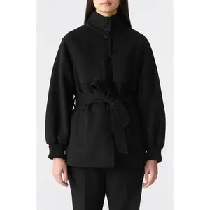 Mackage Shania Double-face Belted Wool Jacket