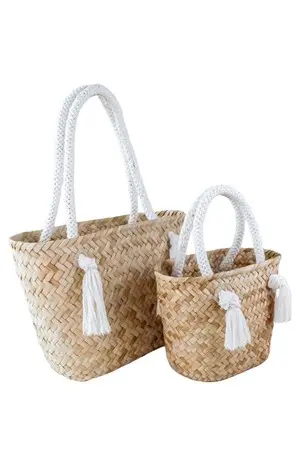LIKHA Seagrass Large Tote Bag - Oat