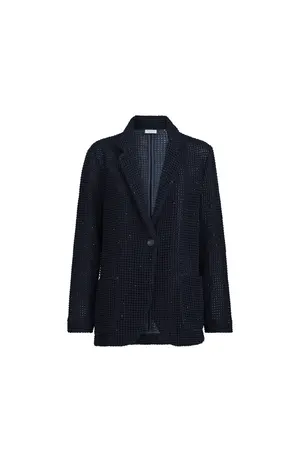 Brunello Cucinelli Net Knit Blazer