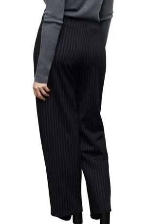 Mango Pinstripe Wide-leg Trousers