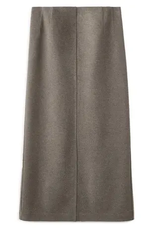 Mango Opening Pencil Midi Skirt