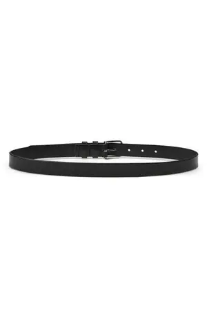 Paige Macey Leather Belt - Black