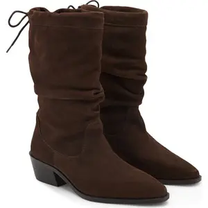 Mango Paneled Boots For Women