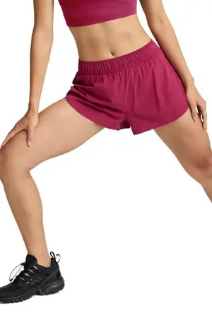 Beyond Yoga Solemate Run Shorts - Sangria