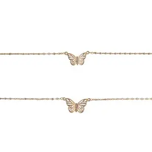 HALLMARK Tear And Share Butterfly Pendant Necklaces Set