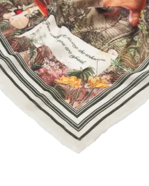 FABLE ENGLAND Woodland Tales Scarf - Multi Colour