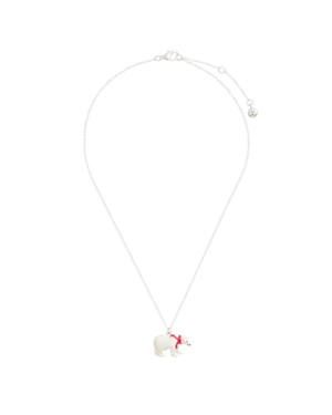 FABLE ENGLAND Cosy Polar Bear Chain Necklace