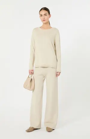 MM BY MAX MARA Attuale Rib Silk & Cotton Sweater