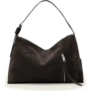 ALLSAINTS Alba Suede Shoulder Bag