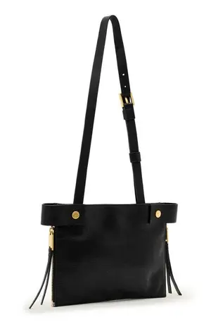 ALLSAINTS Marlo Leather Crossbody Bag - Black