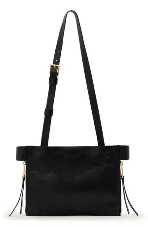 ALLSAINTS Marlo Leather Crossbody Bag - Black