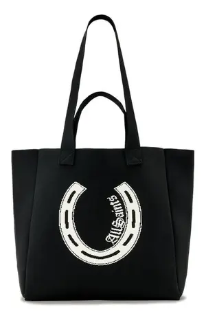 ALLSAINTS Izzy Horseshoe Canvas Tote