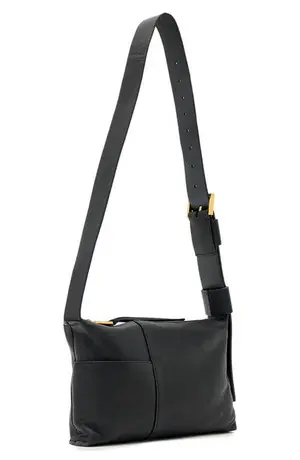 ALLSAINTS Alba Leather Crossbody Bag - Black