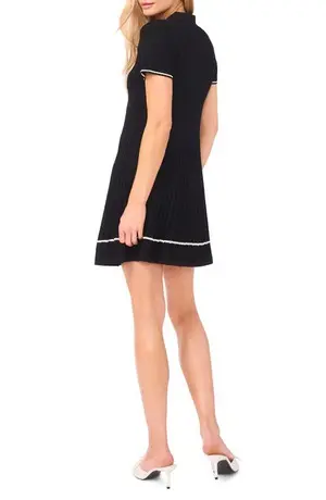 Ted Baker London Polo Style Minidress With Pleated Skirt