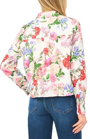 Ted Baker London Erin Floral Linen Button-up Shirt