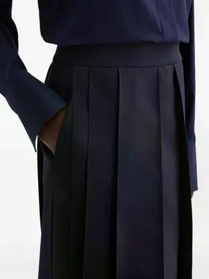 JIL SANDER Pleated Front-wrap Skirt