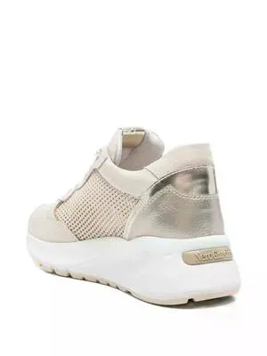 NEROGIARDINI Pierced Leather Platform Sneakers