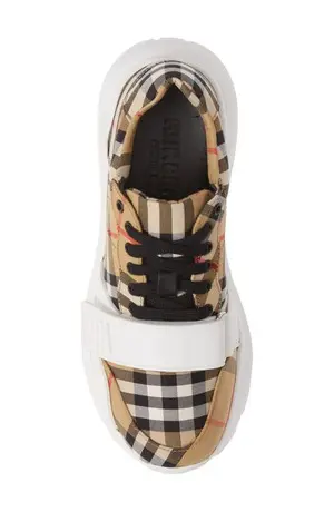 Burberry Regis Check Lace-up Sneaker