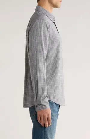 Vince Genesse Plaid Button-up Shirt