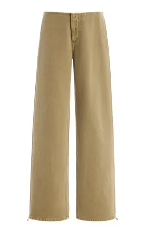 Still Here Sport Low-rise Straight-leg Jeans - Brown