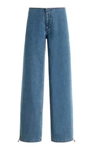 Women's Dark Wash Straight Leg Jeans