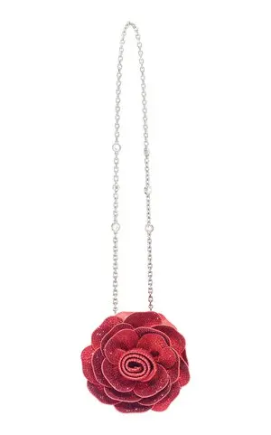 Judith Leiber Belle Soft Rose Clutch