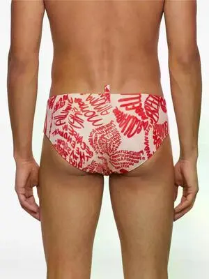 Dsquared2 Rebel Hibiscus Swim Trunks