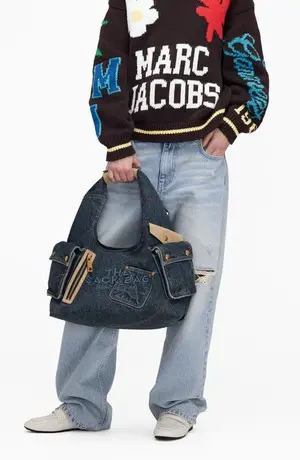 Marc Jacobs The Sack Denim Shoulder Bag