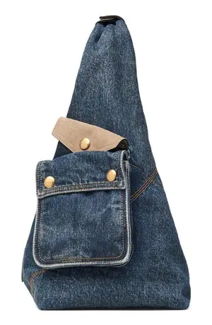Marc Jacobs The Sack Denim Shoulder Bag