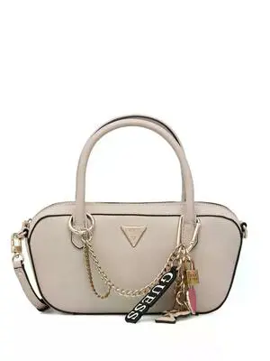 Guess Davina Charm Tote Bag - Neutrals