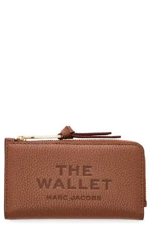 Marc Jacobs The Medium Flat Leather Wallet - Argan Oil