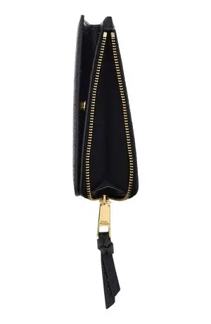 Marc Jacobs The Medium Flat Leather Wallet - Black