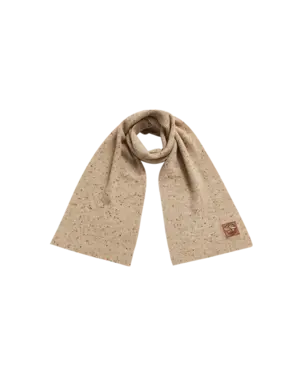 FABLE ENGLAND Knitted Scarf - Taupe