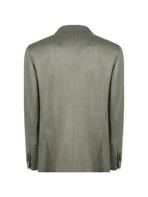SLOWEAR Double-breasted Notched Collar Jacket
